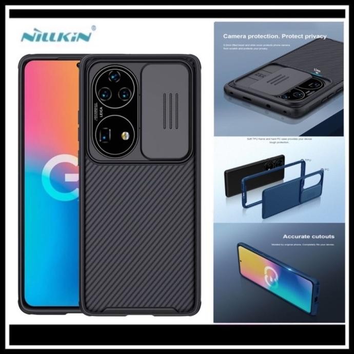 Jual Grosir Huawei P50 / P50 Pro Case Nillkin Camshield Pro Original ...
