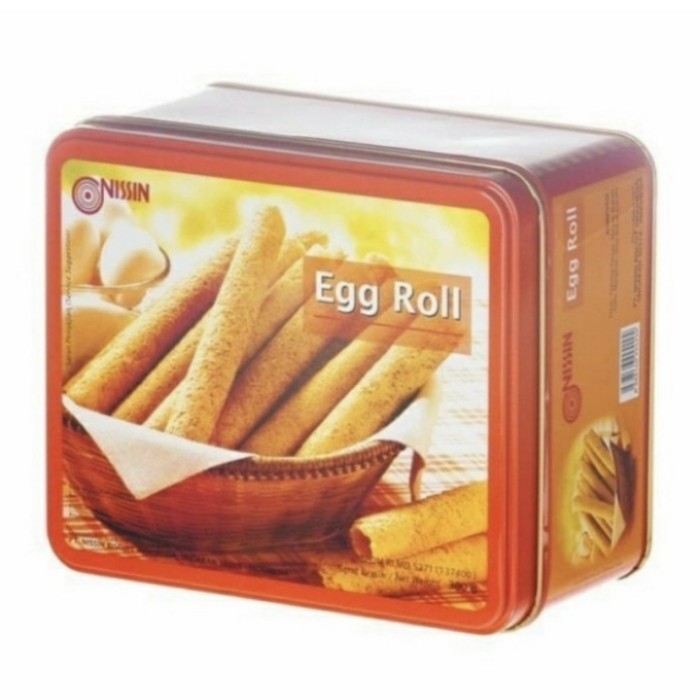 Jual NISSIN EGG ROLL ORIGINAL 300 GR BISKUIT KALENG | Shopee Indonesia