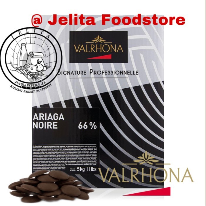 Jual Valrhona Ariaga 66% Dark Chocolate 5kg (coklat hitam) cokelat ...