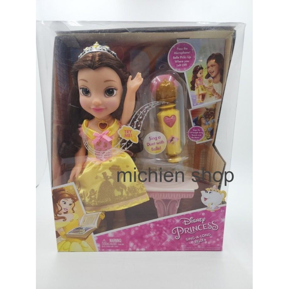 Jual Mainan Boneka Disney Princess Belle Sing Along Doll Walmart Beauty ...