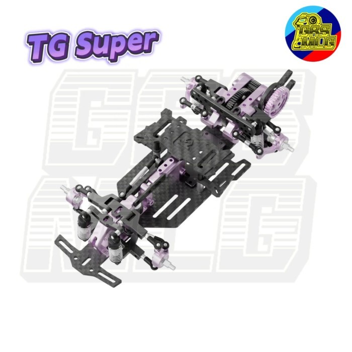 Jual TG Super RAN Mini RWD Drift Chassis KIT Without Electronics 1/24 ...