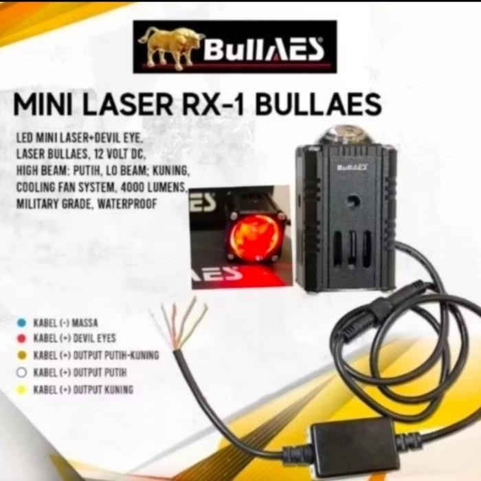 Jual Lampu Tembak Mini Laser Rx-1 Bullaes Devil Merah 1Sett New 100 % ...