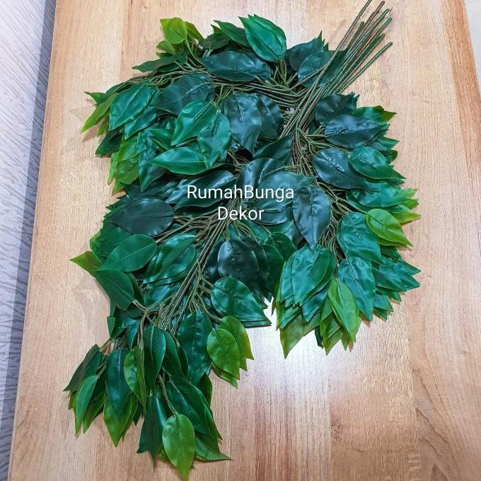 Jual BRG BARU Daun Beringin / Daun Ficus Latex Artificial | Shopee ...
