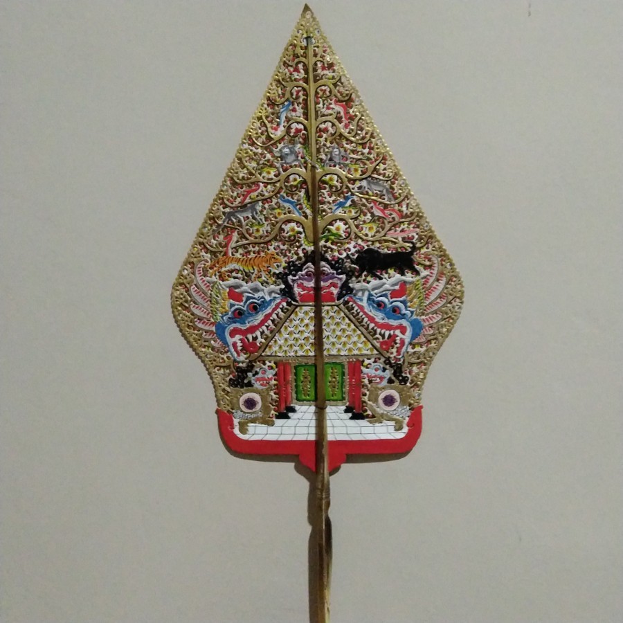 Jual WAYANG KULIT GUNUNGAN ANTASENA GANDAMANA BISMA DURGA DAN SETO ...