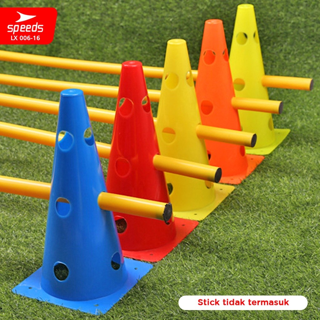 Jual SPEEDS Cone Kerucut Penanda Olahraga ukuran 32cm Model Berlubang ...