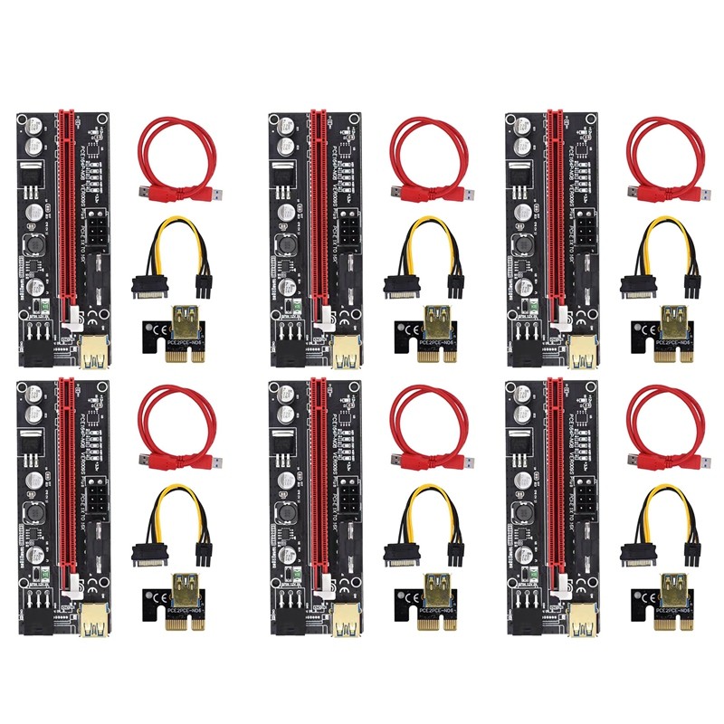 Jual PCIE Riser 1X To 16X Graphics Extension Card For GPU Mining ...
