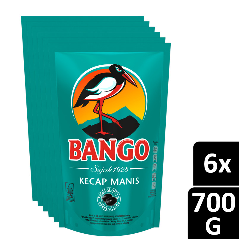 Jual BANGO KECAP MANIS 700G x6 | Shopee Indonesia