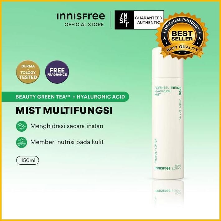 Jual Innisfree Green Tea Hyaluronic Mist 150Ml Terbaru 100 % Original ...