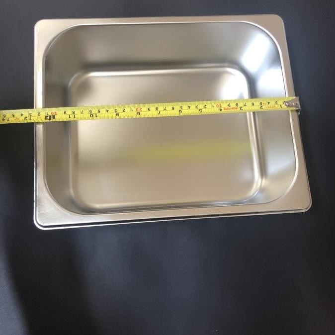 Jual Insert 1 / 2 10 Cm Chafing Dish Gastronom Food Pan Stainless Tebal ...