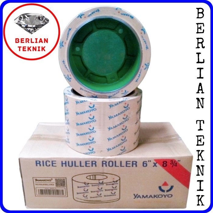 Jual Rubber Roll Karet Pengilingan Padi Rice Huller Roller Yamakoyo 6 ...