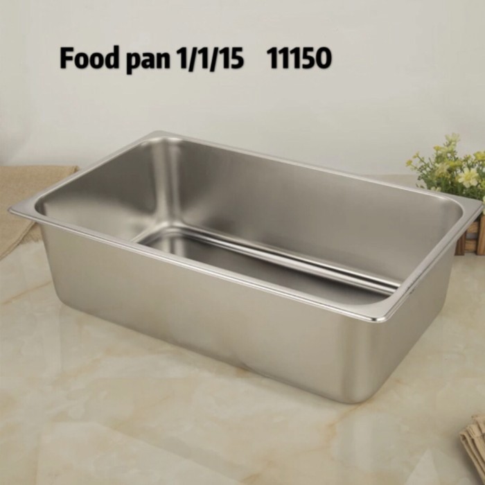 Jual INSERT 1/1 15CM GASTRONOM FOOD PAN STAINLESS STEEL TEBAL CHAFING ...