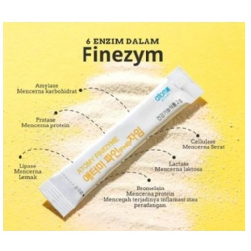 Jual ATOMY FINEZYME 60 SC | Untuk masalah pencernaan kronik seperti gas ...