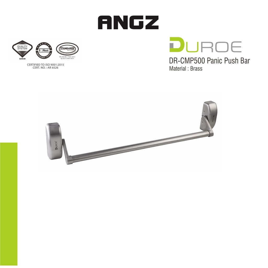 Jual DUROE Panic Push Bar DR-CMP500 Stainless Steel SUS 304 pcs gagang ...