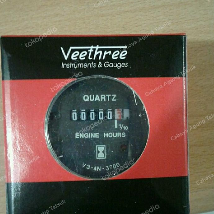Jual HOUR METER "VEETHREE" ( BULAT ) 52MM ORIGINAL DAN TERPERCAYA ...
