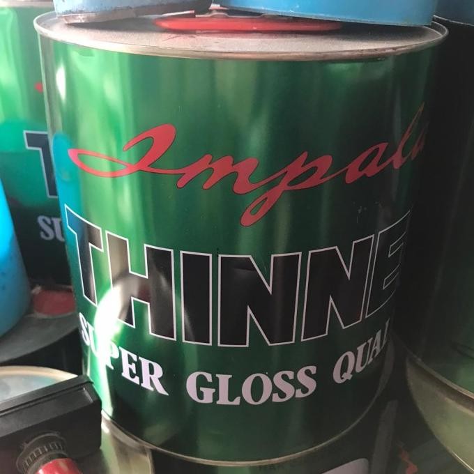 Jual thinner impala pengencer cat tinner tiner kaleng minyak 5 kg | Shopee Indonesia