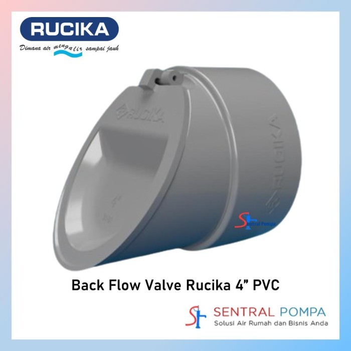 Jual Rucika Valve Backflow 4" Tutup Got / Tutup Saluran Pipa Bak ...