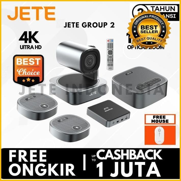 Jual Jete Group 2 Video Conference 4K Utra Hd 12X Optical Zoom Garansi ...