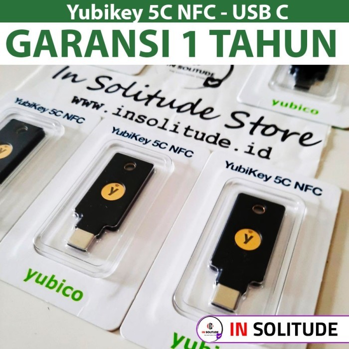 Jual Yubikey Yubico 5 5C NFC Security Key USB & Two Factor ...