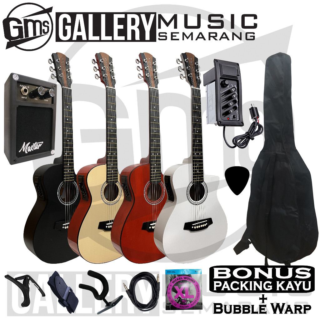 Jual Gitar Akustik Elektrik Cole Clark Custom Tanam Besi Gitar 3/4 Cole ...