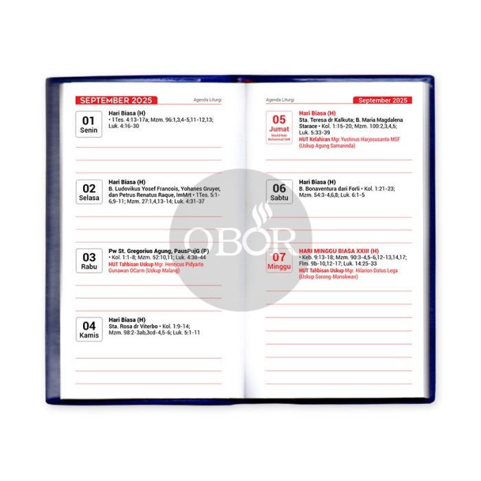 Jual Agenda Liturgi 2025 (Buku Saku) | Shopee Indonesia