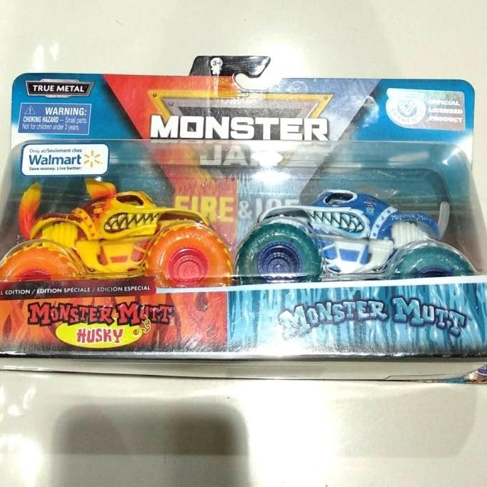 Jual Monster Truck Fire & Ice Husky monster mutt walmart spin master ...