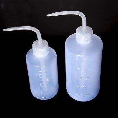 Jual 500ml Plastic LDPE Laborotary Tattoo Wash Squeezy Measuring Bottle ...