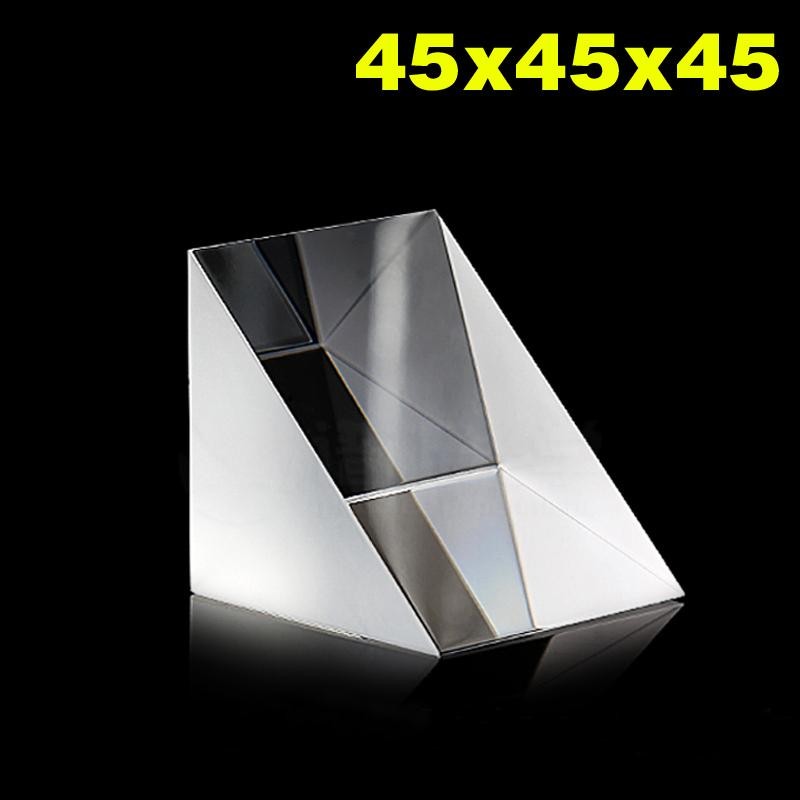 Jual 45x45x45mm Optical Glass Prisms Equilateral Triangle Right Angle ...
