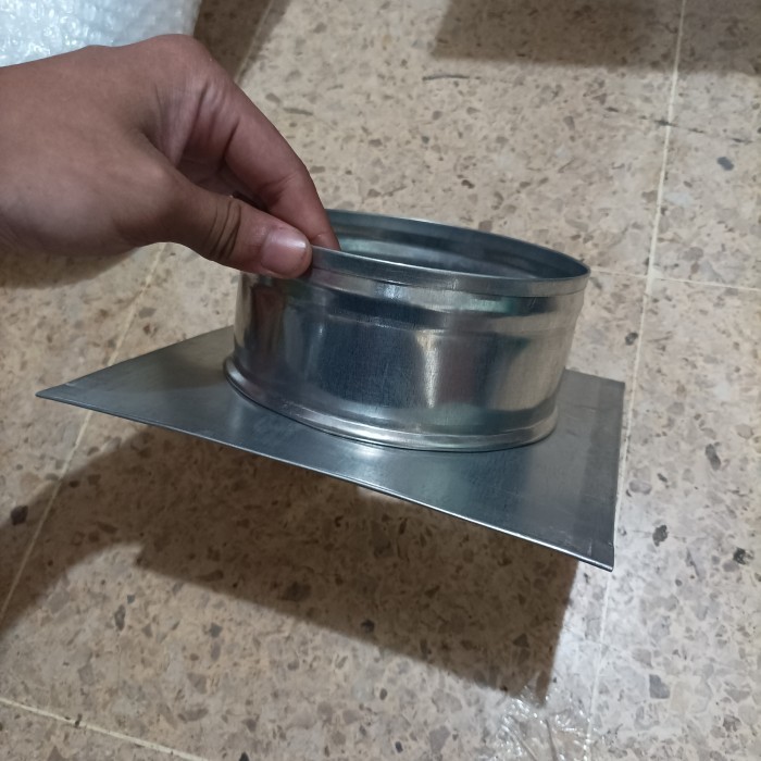Jual sok topi 5 inch flexible ducting 5" / konektor sok lempeng cooker ...