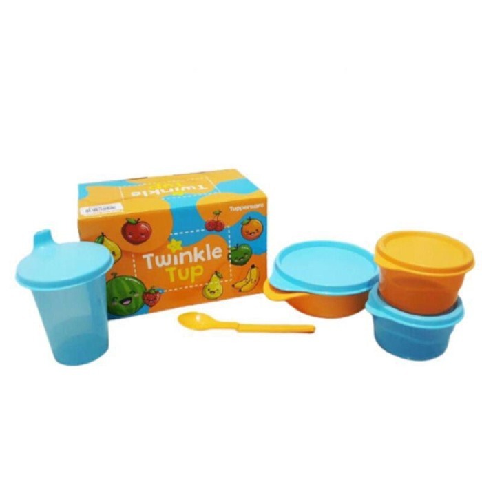 Jual TUPPERWARE TWINKLE TUP TEMPAT MAKAN ANAK BALITA SET | Shopee Indonesia