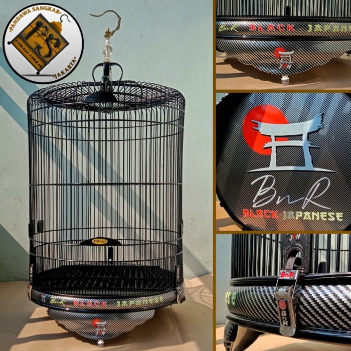 Jual TERBARU! SANGKAR/KANDANG MURAI BNR PVC DECAL CARBON BLACK JAPANESE ...