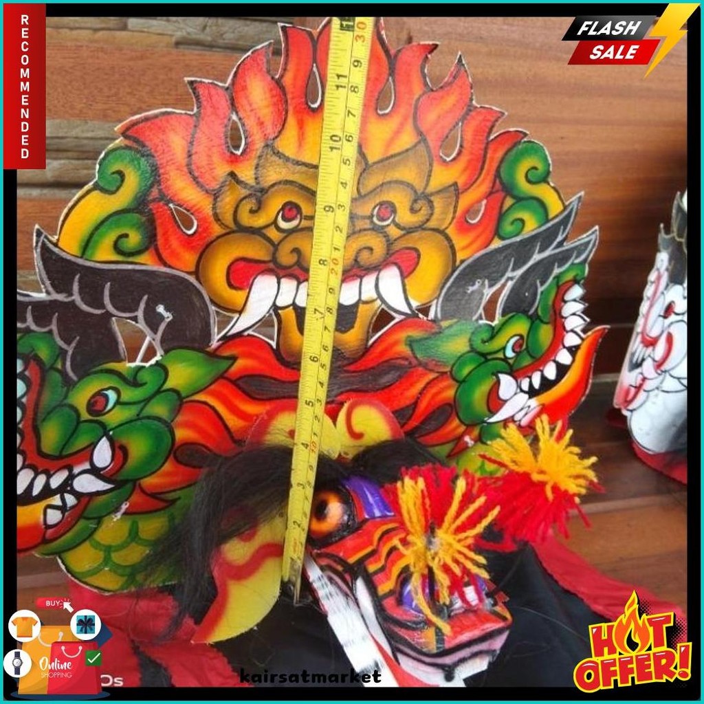 Jual Mainan Tradisional Barongan Caplokan Devil Kayu Anak 2-4 Tahun ...
