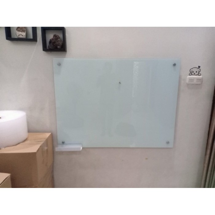 Jual Whiteboard kaca magnet 120x60 cm glasboard 60x120 cm | Shopee ...