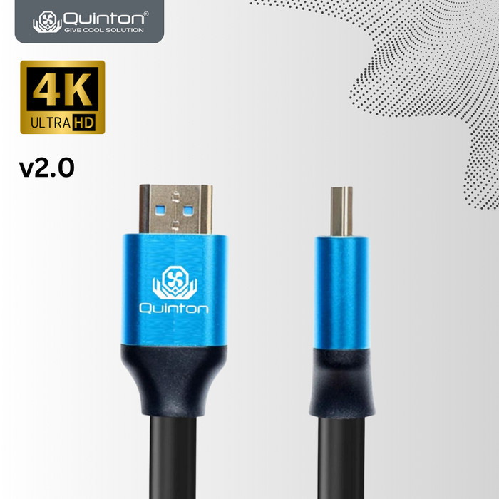 Jual kabel Monitor HDTV 4K 60hz 30hz V2.0 19+1 Gold plated Aluminium ...