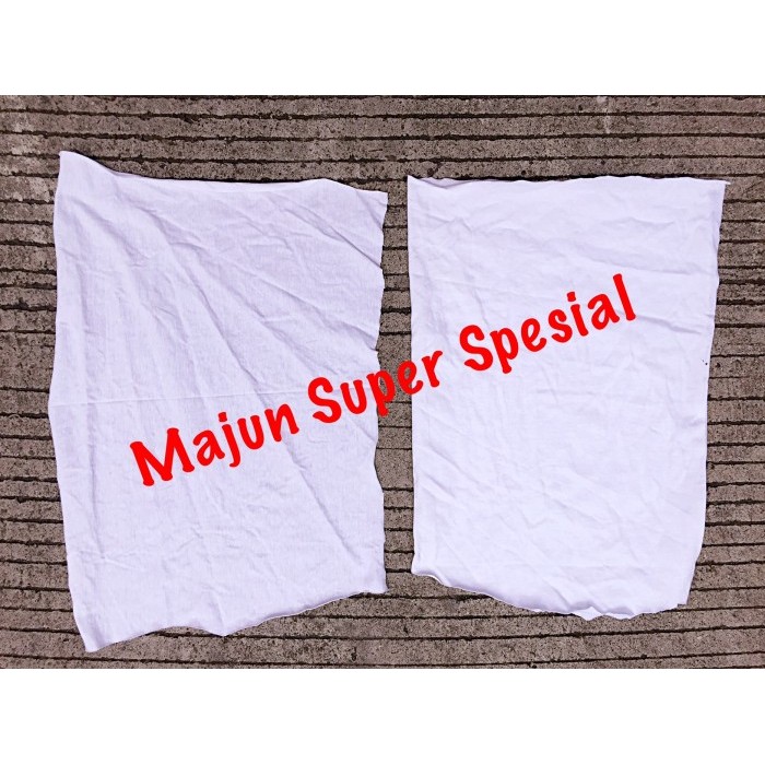 Jual KAIN MAJUN LAP PUTIH SUPER SPESIAL 1KG | Shopee Indonesia