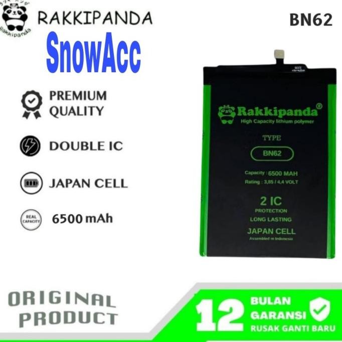 Jual Rakkipanda Baterai XiaoMi Redmi 9T / Pocophone M3 / Poco M3 ( BN62 ...