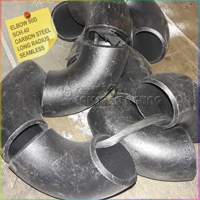 Jual Promo Elbow Sch 40 2 inch Besi keni | Las bow | Knee | Bend steel COD | Shopee Indonesia