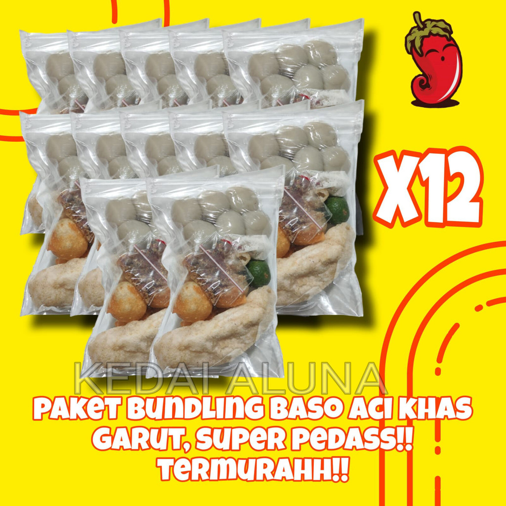 Jual BASO ACI ISI 12 PCS KHAS GARUT TERMURAH | Shopee Indonesia