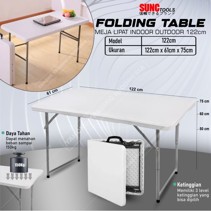 Jual Meja Lipat Panjang Serbaguna Meja Laptop Makan Belajar Kerja ...