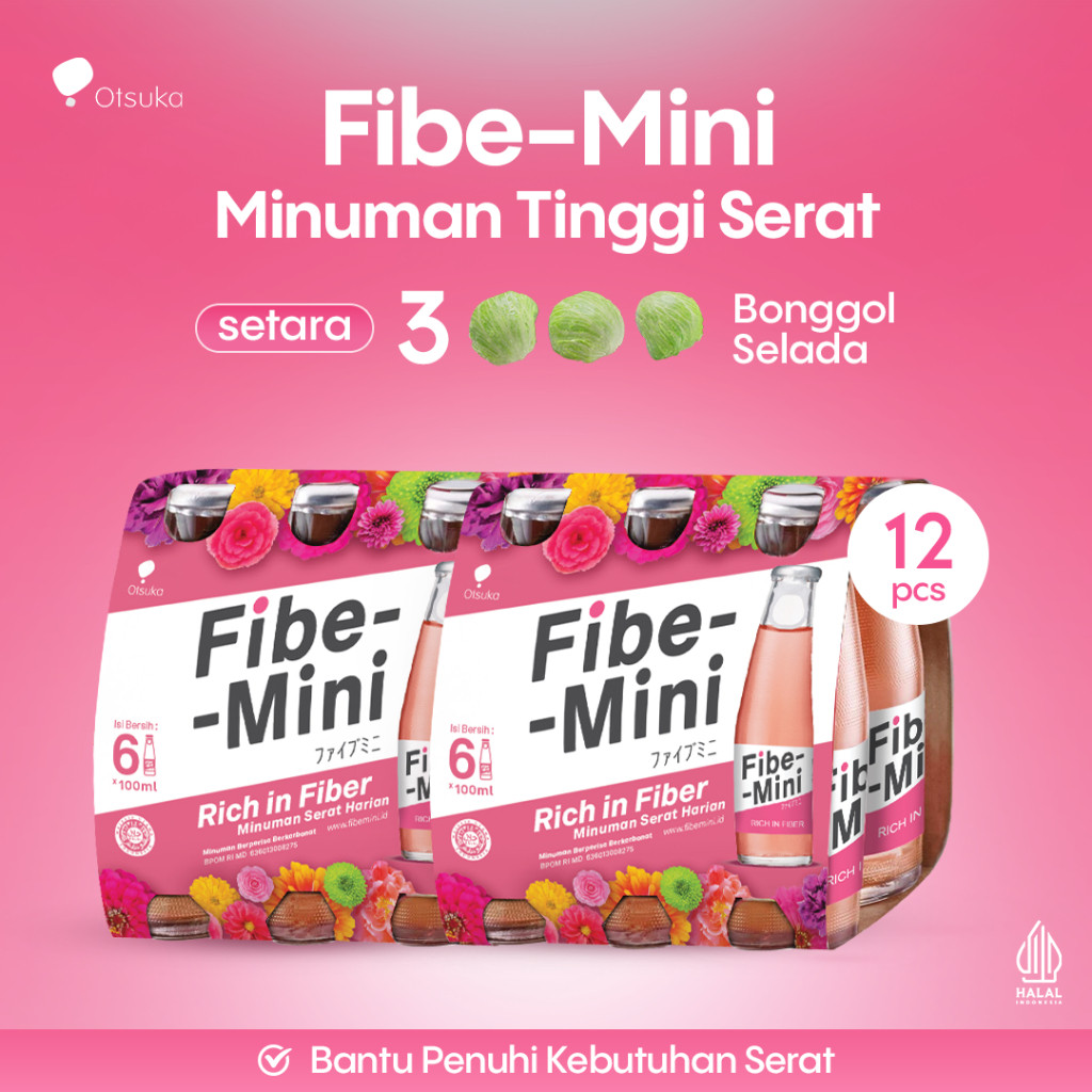 Jual Fibe-Mini 100ml - 12 Botol | Shopee Indonesia