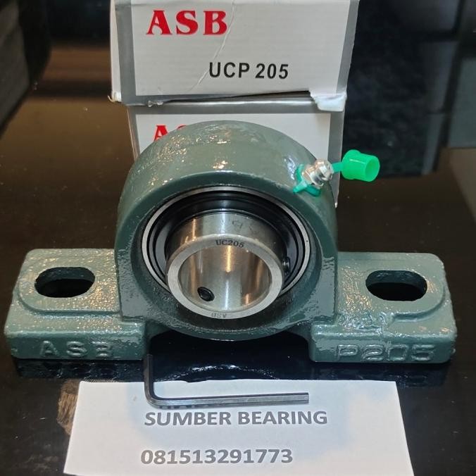 Jual Promo Pillow Block bearing UCP 205 As 25 MM merk ASB COD | Shopee Indonesia