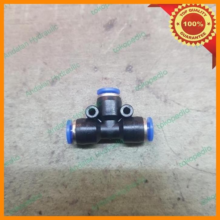 Jual (anda) fitting pneumatic mpe 6mm / mpe 06 / fitting t 6mm | Shopee ...