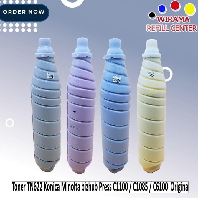 Jual Toner TN622 Konica Minolta Bizhub C1100 / C1085 / C6100 Original ...