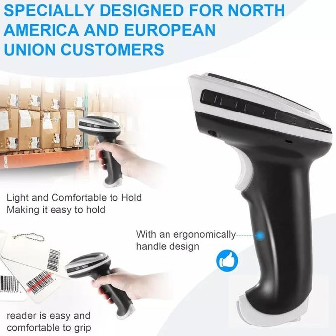 Jual BARCODE SCANNER 2D BLUETOOTH WIRELESS TYPE C QR CODE AUTO ENTER ...