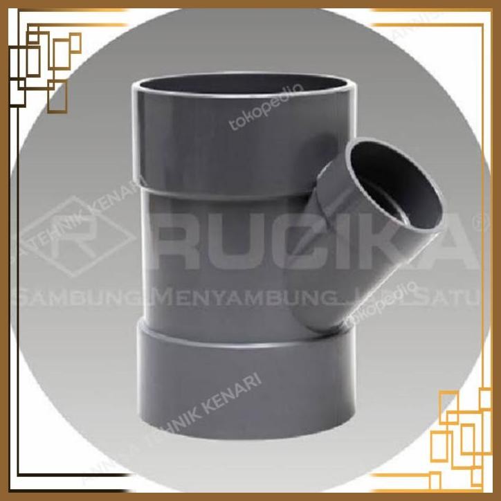 Jual [AST] Y BRANCH PVC 3INCH D RUCIKA / WAY PVC 3IN D RUCIKA | Shopee ...