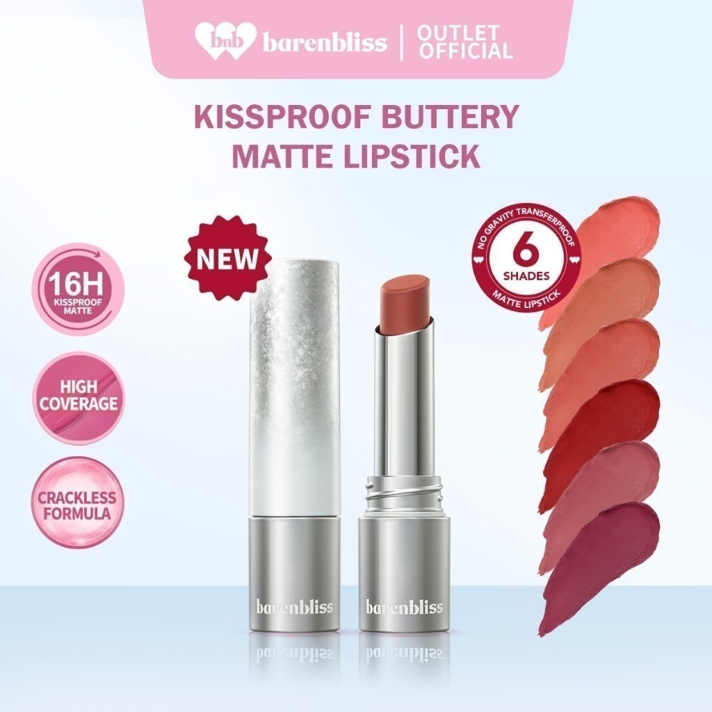 Jual BNB barenbliss No Gravity Transferproof Matte Lipstick | Shopee ...
