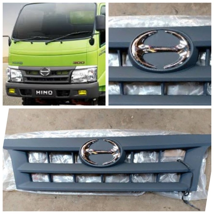Jual Jual Grill Rambang Depan Hino Dutro Dyna Saurus Rino 130 Ht + Logo | Shopee Indonesia