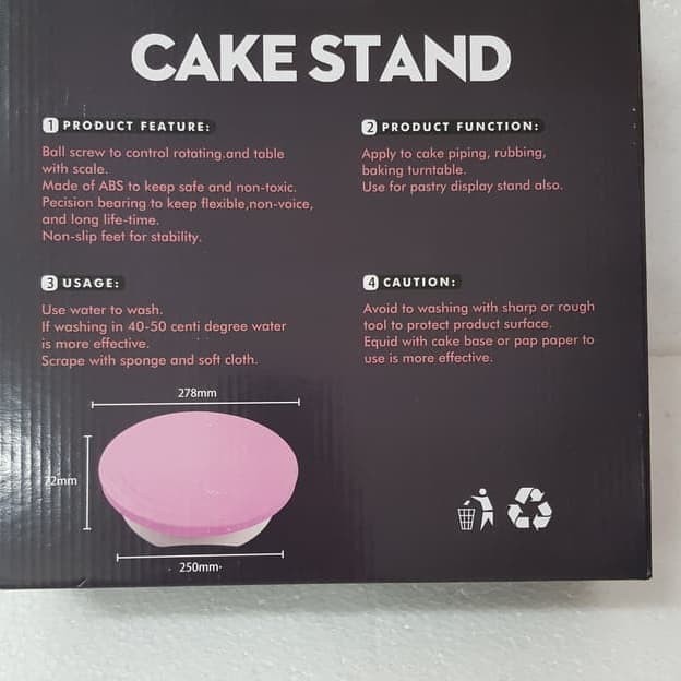 Jual MEJA PUTAR KUE ( CAKE STAND ) | Shopee Indonesia