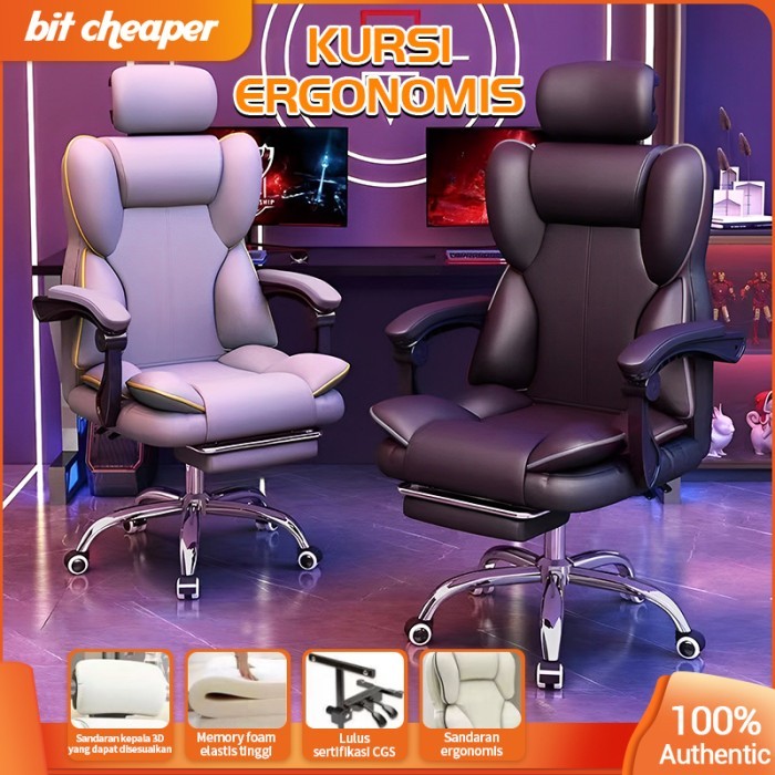 Jual Kursi Game Santai/Kursi Game/Kursi Kantor/Kursi Komputer | Shopee ...