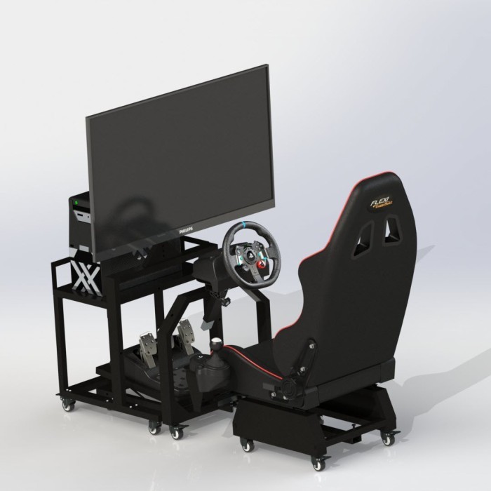 Jual Racing cockpit pro utk logitech G29 / thrustmaster steering wheel ...