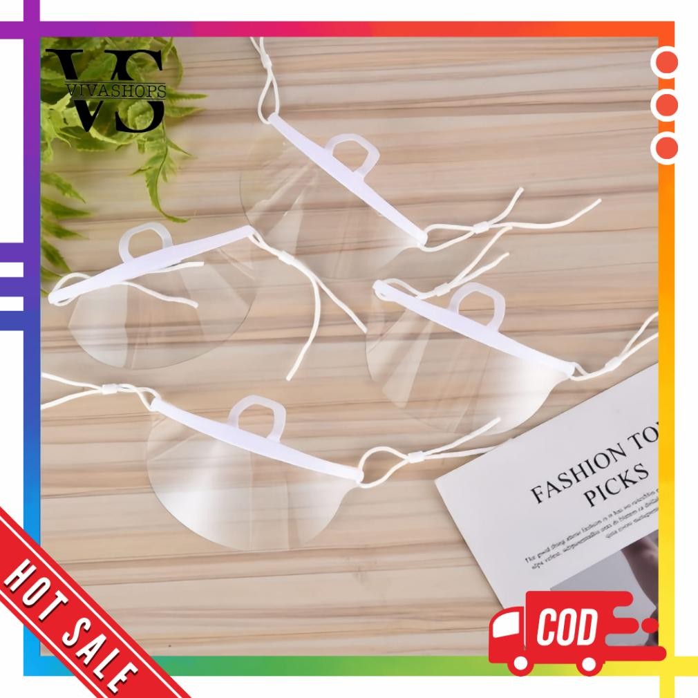 Jual Ad-77 Masker Transparan Plastik Penutup Mulut Restoran Mua Pabrik ...